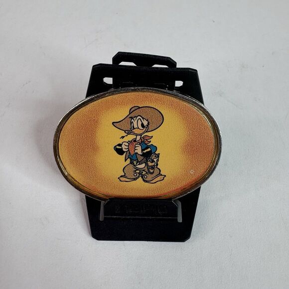 Baron Buckles | Accessories | Vintage Cowboy Donald Duck Belt Buckle ...